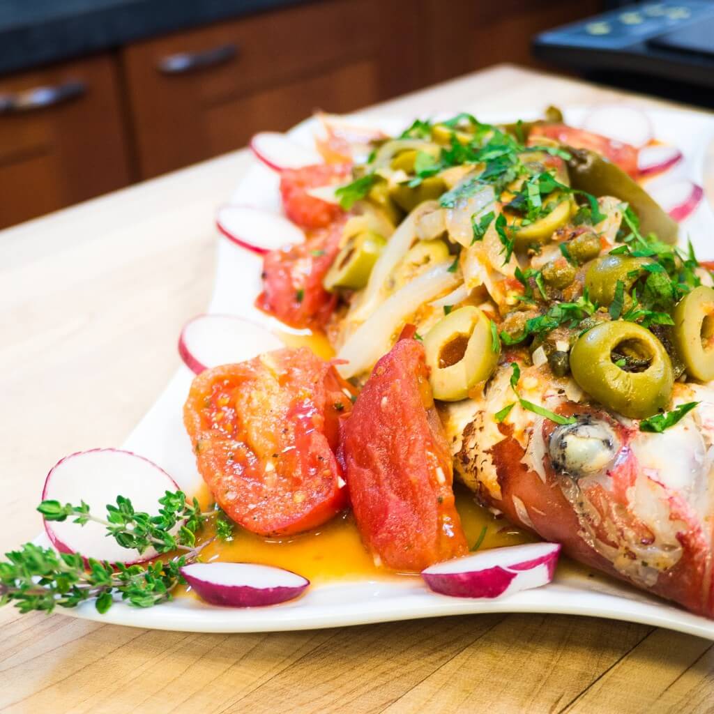 How To Make Red Snapper Veracruz - Escoffier Online